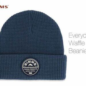 Simms | Accessories | Simms Beanie Fishing Surf Everyday Waffle Knit ...